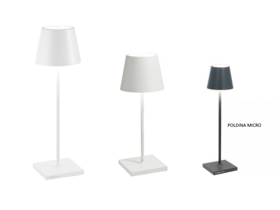 Zafferano s.r.l. Micro poldina pro lampada da tavolo ricaricabile di ...